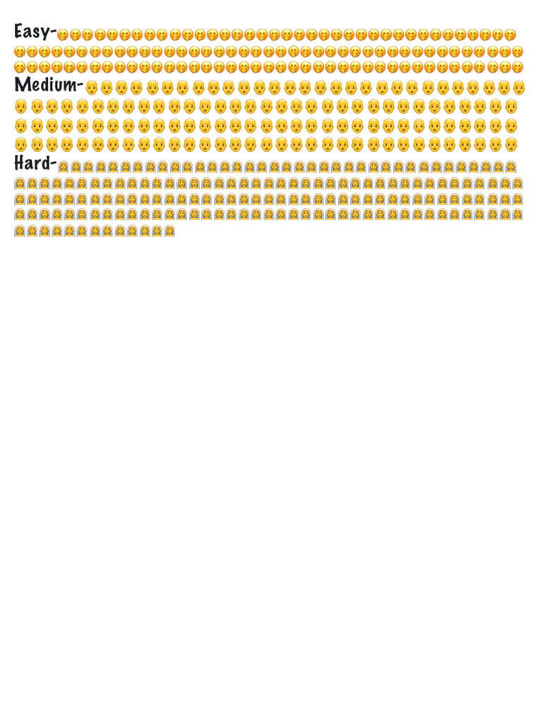 Emoji Challenge | PDF