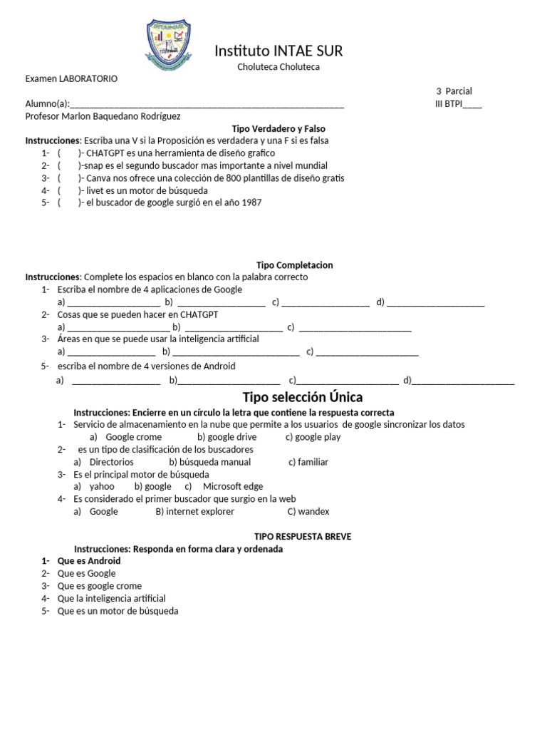Examen LABORATORIO INTAE III PARCIAL 2024 Photosho y Corel | PDF | Red ...
