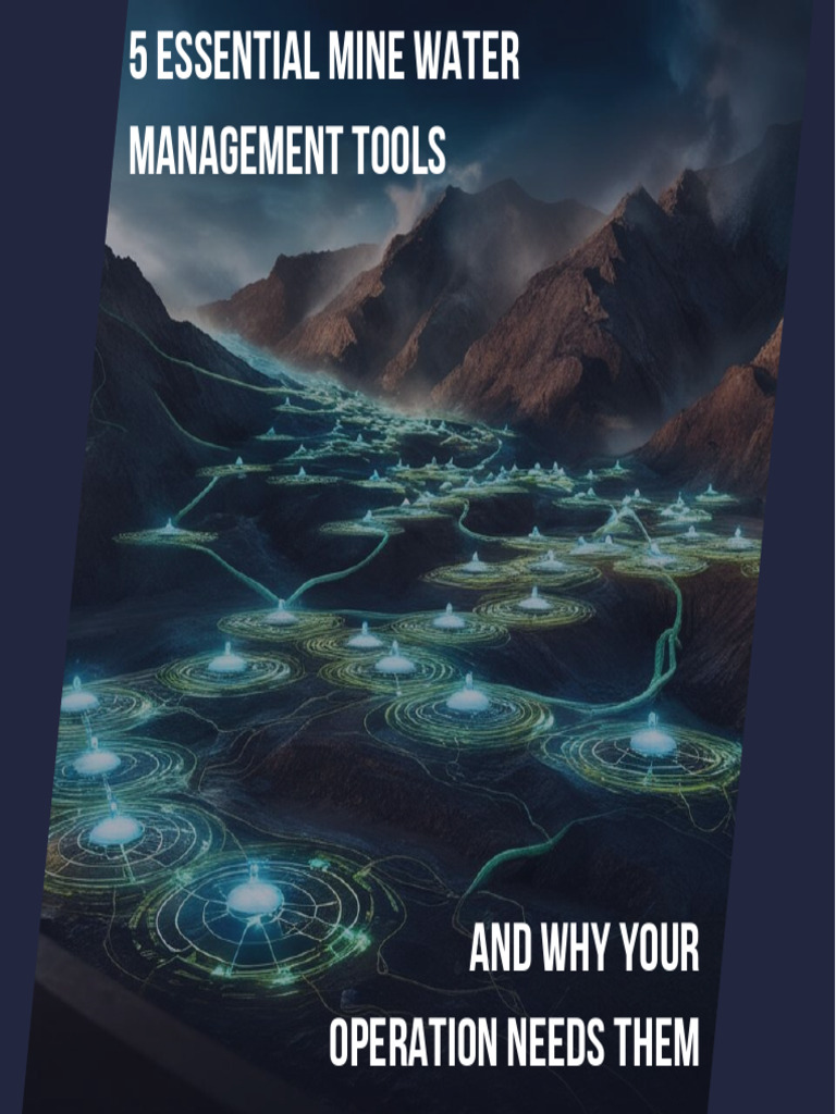 Essential Tools for Mine Water Management | PDF | Groundwater ...