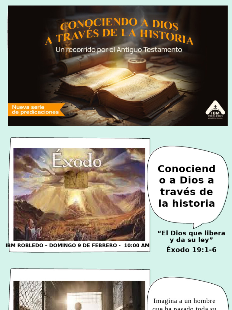 El Dios Que Libera y Da Su Ley | PDF | Libro del éxodo | Teología