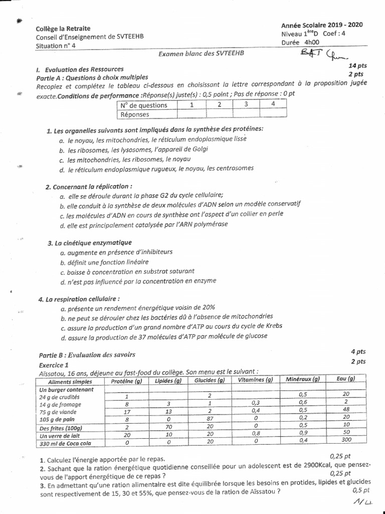 Coll Retraite Probat-Blanc SVT PD 2020 | PDF