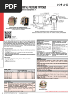 SPD910 - Technical Datasheet | PDF | Switch | Pressure Measurement