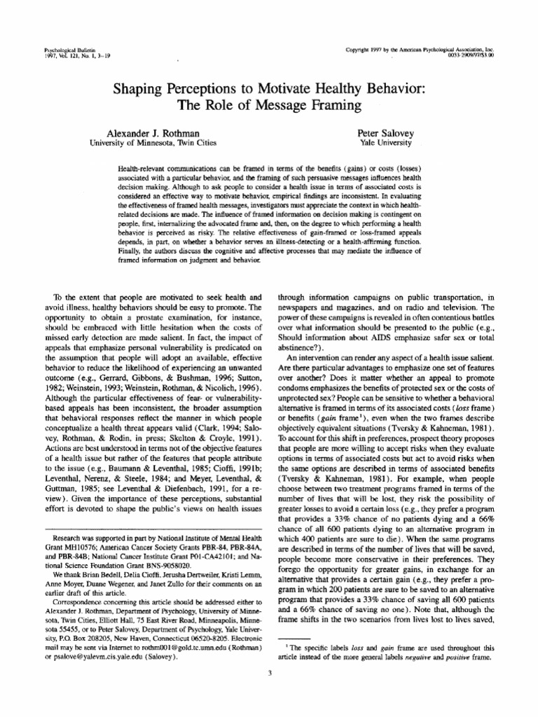 Shaping Perceptions to Motivate Healthy Behavior_The Role of Message ...