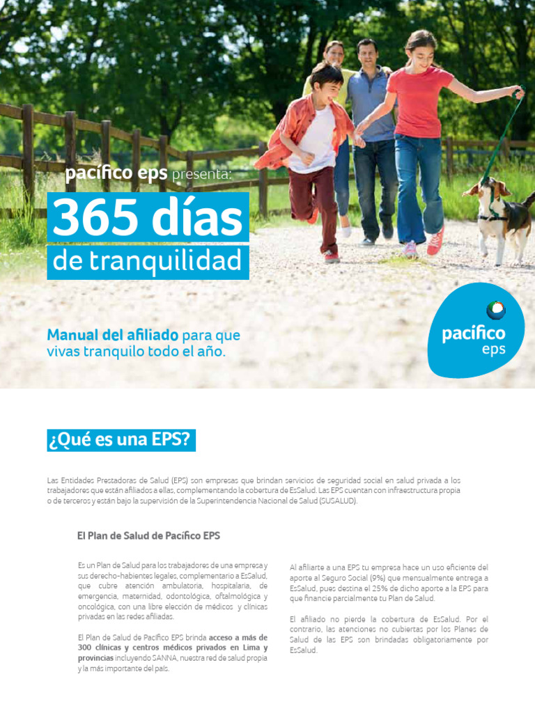 Manual del Afiliado Pacífico EPS | PDF | Oncología | Cáncer