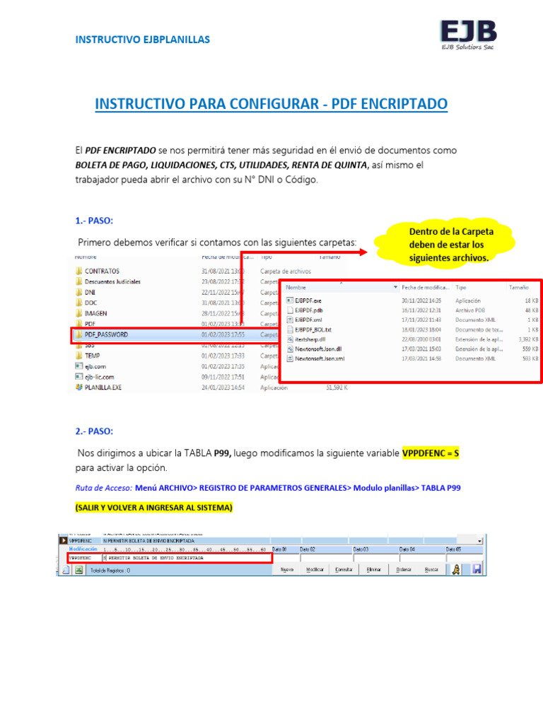 Instructivo de PDF Encriptado | PDF