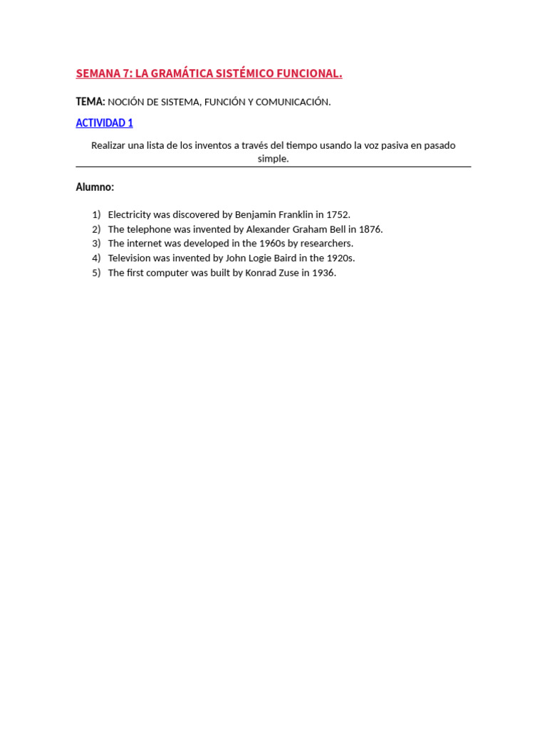 La Gramática Sistémico Funcional. | PDF