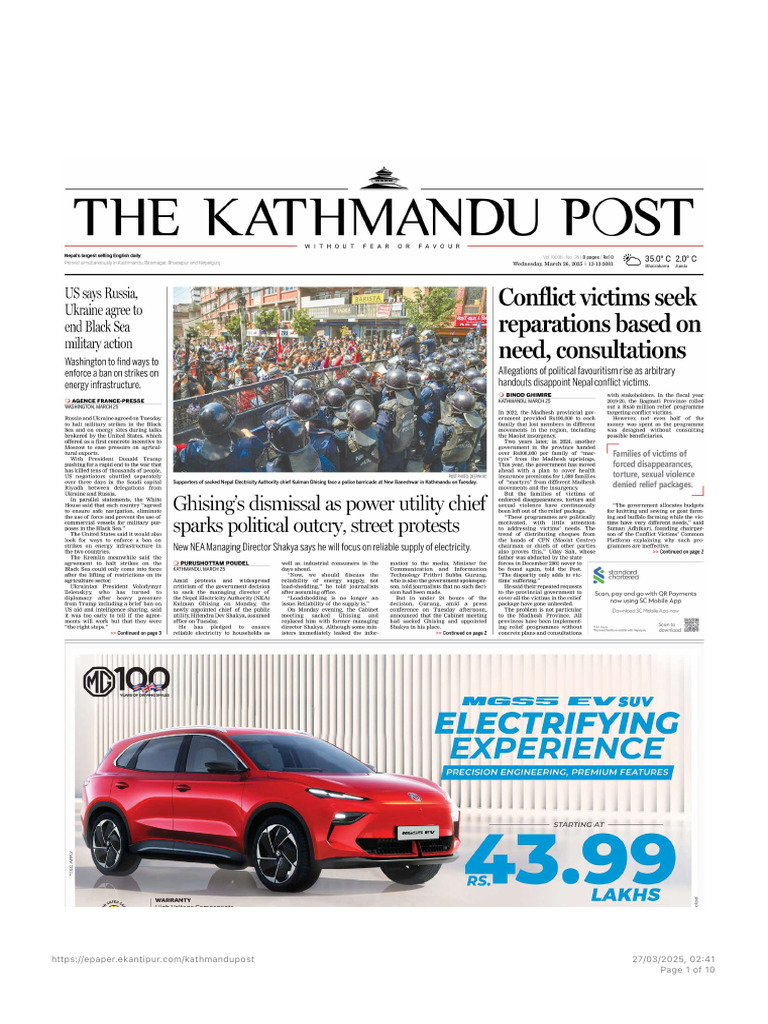 The Kathmandu Post - 26 Mar, 2025 | PDF
