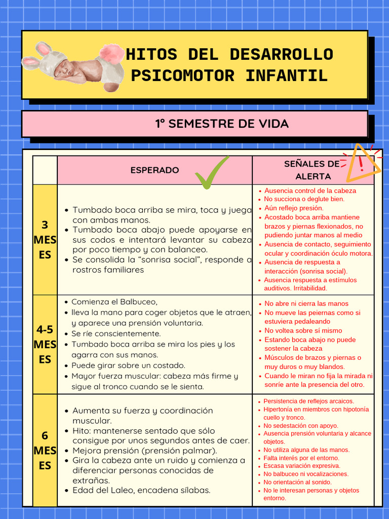 DESARROLLO PSICOMOTOR 0-5 AÑOS | PDF