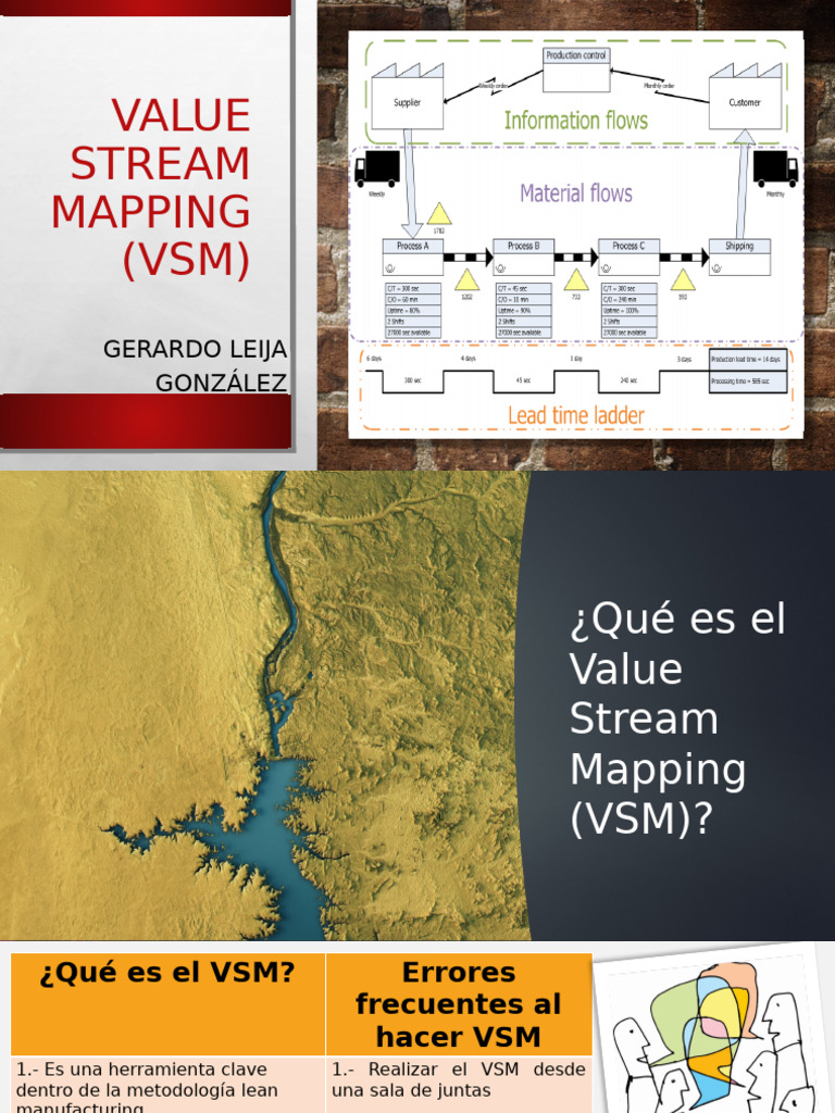 Value Stream Mapping VSM | PDF | Lean Manufacturing | Información