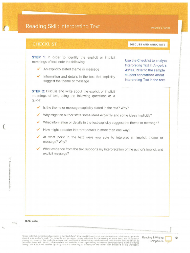 Study Sync Volumes 1-3 Pages 91-300 | PDF
