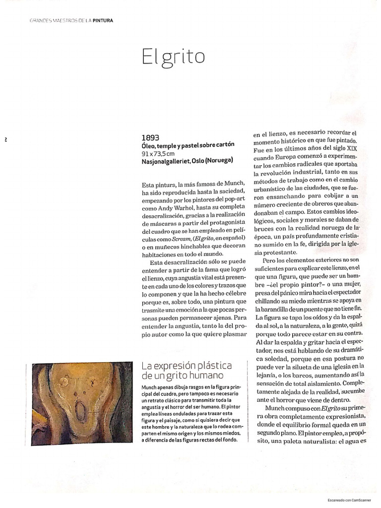 El Grito Munch | PDF