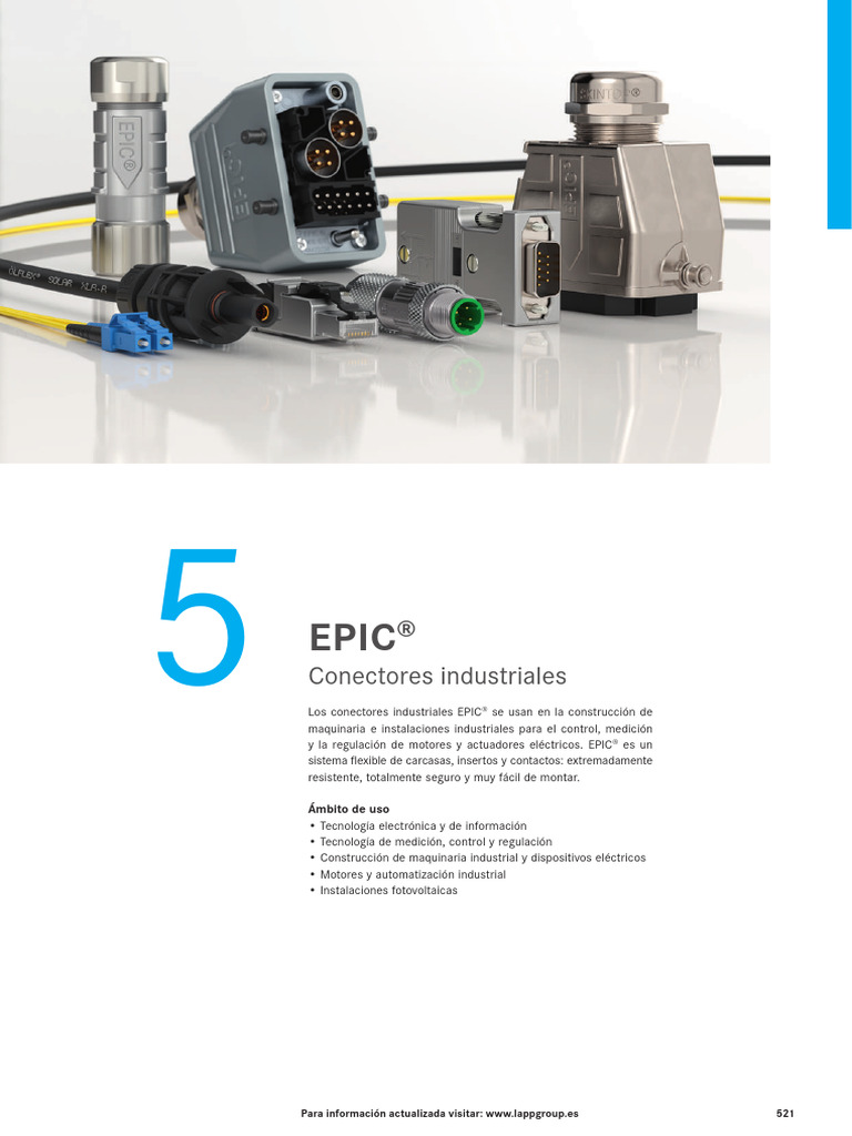 Epic | PDF | Conector eléctrico | Bienes manufacturados
