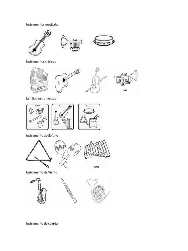 Instrumentos Musicales | PDF