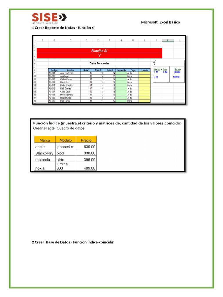 Practica Final Excel Basico | PDF