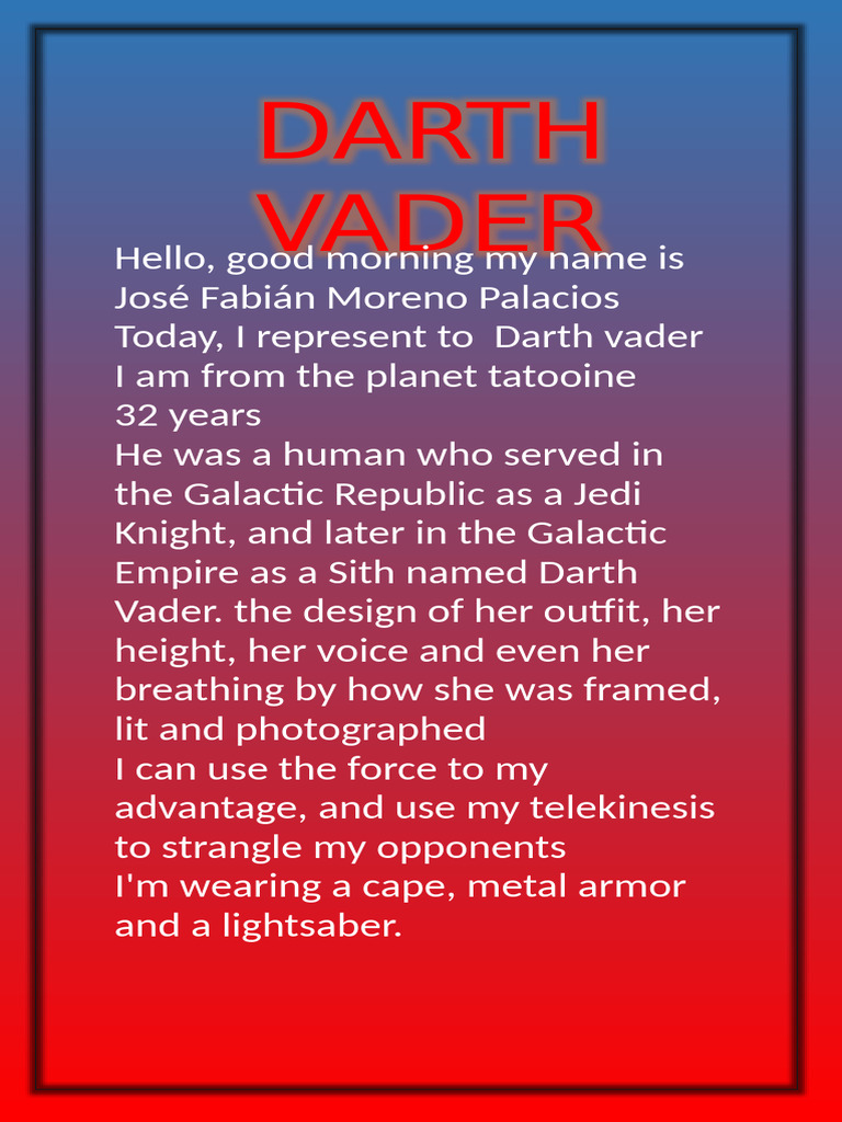 Darth Vader | PDF