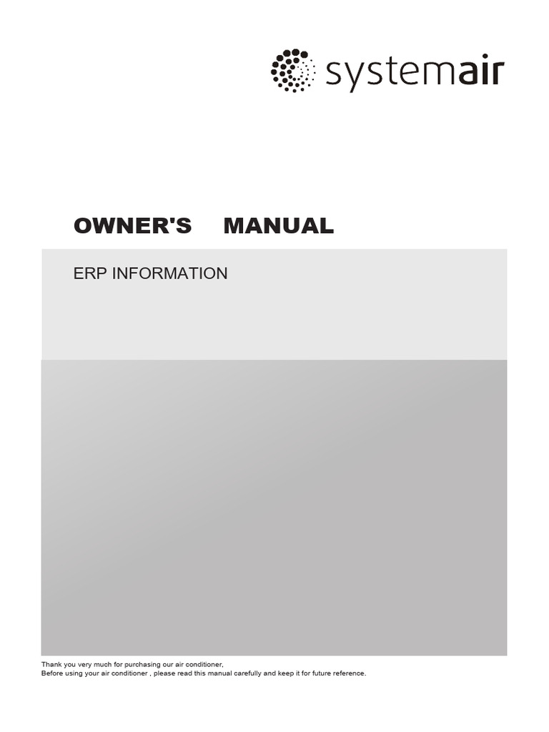OWNER_MANUAL_ROHS_SYSTEMAIR-ERP_INFORMATION_V8_-EN-KP_V8_16100102A07916 | PDF | Flow Measurement ...