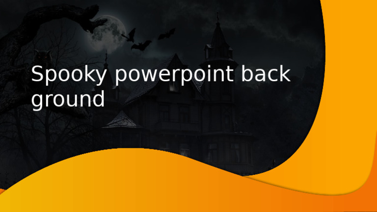 Spooky Powerpoint Background | PDF