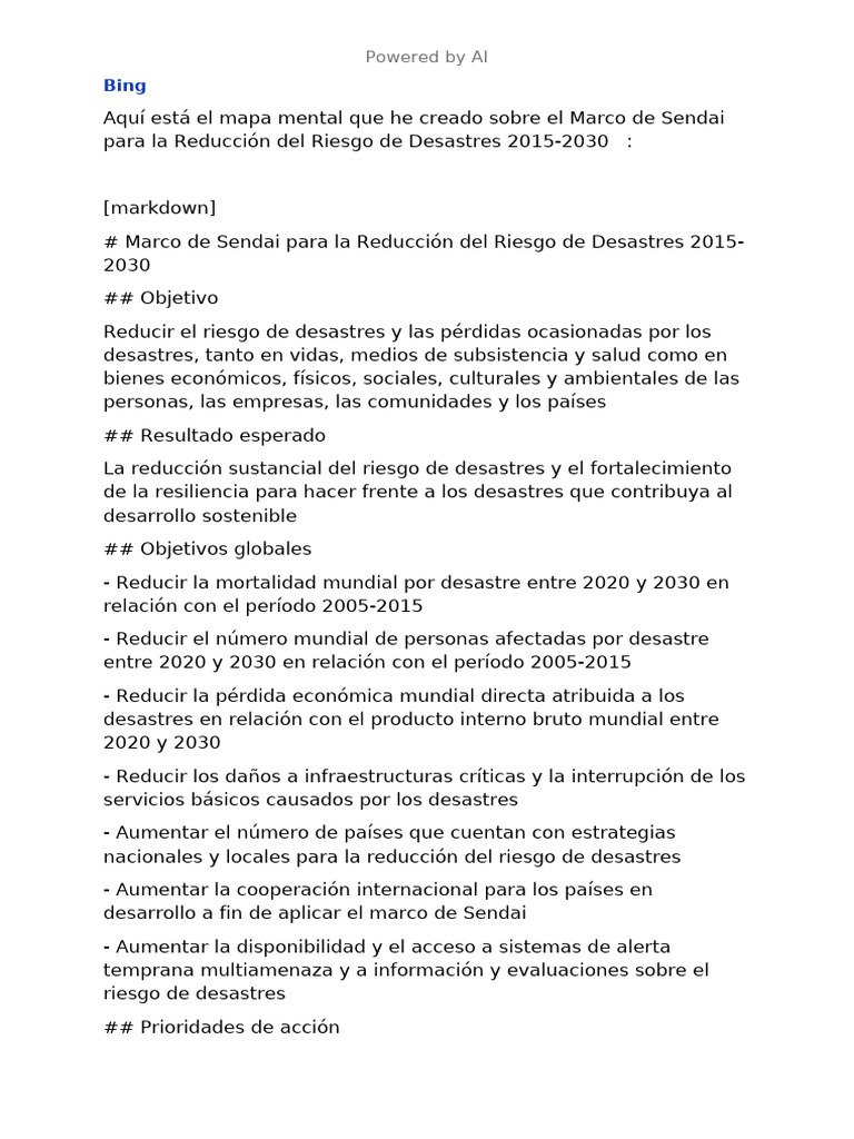 Answer Tarea Final | PDF | Reducción de Desastres | Riesgo
