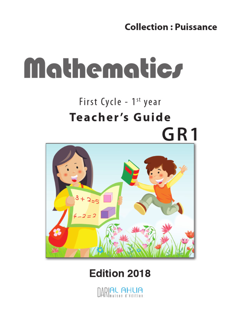 Al Ahlia - Mathematics - Grade 1 - Teacher's Guide | PDF | Mathematics ...