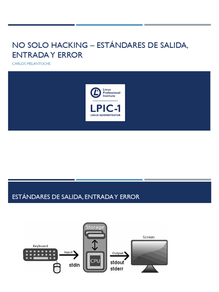 Stdin, Stdout, Estderr | PDF