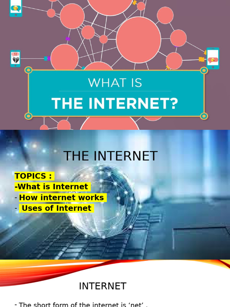 Understanding the Internet: Overview & Uses | PDF | Internet | Computer ...