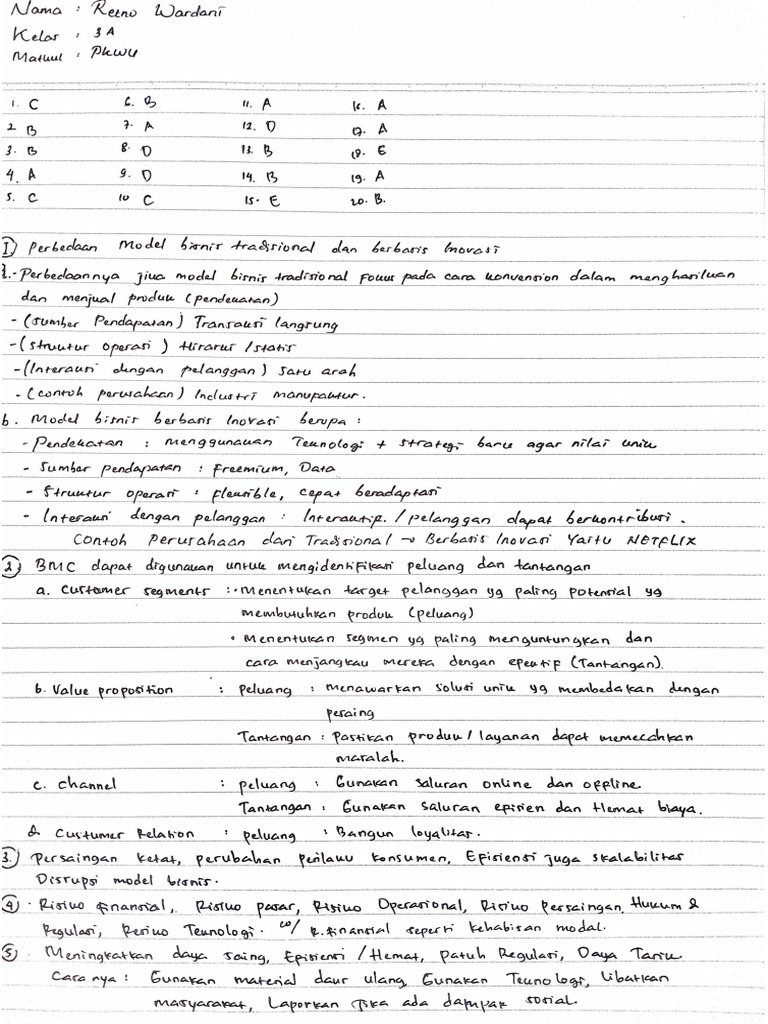 Retno Wardani Essay UTS | PDF