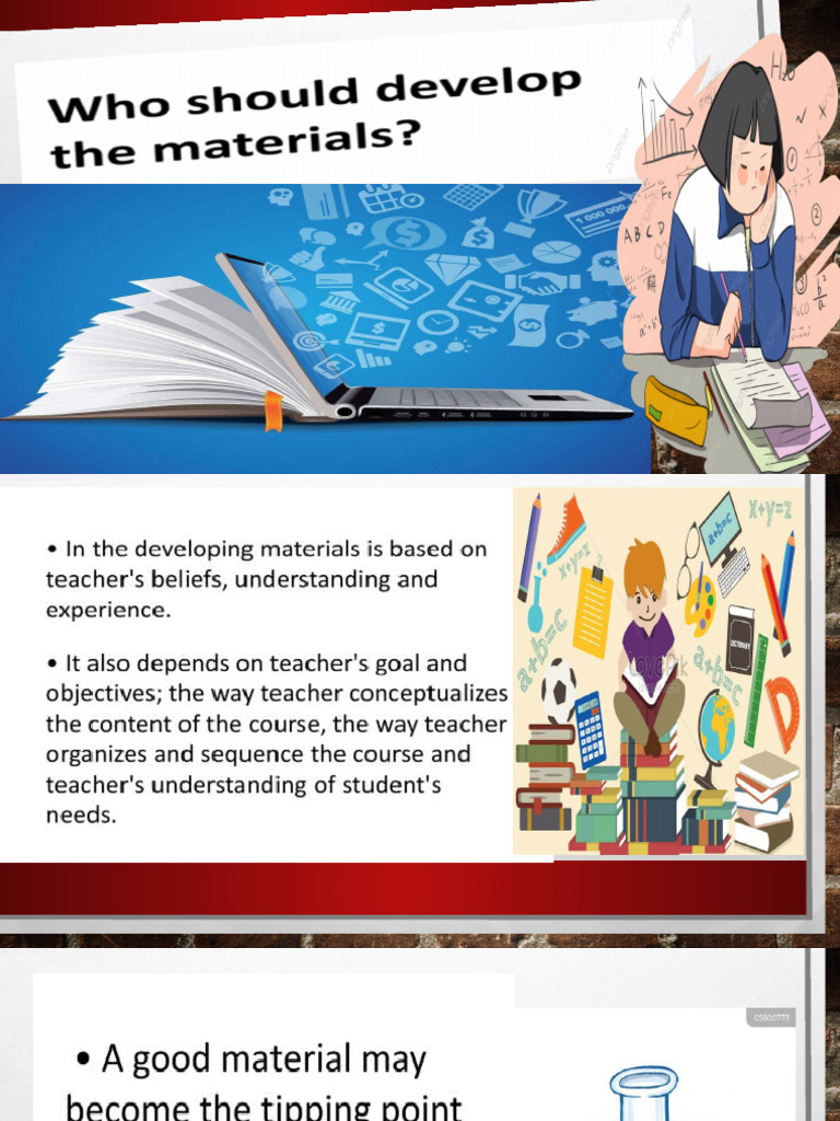 Who Should Develop Materials and Principles of Second Language Acquisition Relevant To Materials ...
