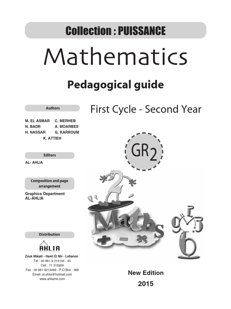 Al Ahlia - Mathematics - Grade 2 - Teacher's Guide | PDF | Cognition ...