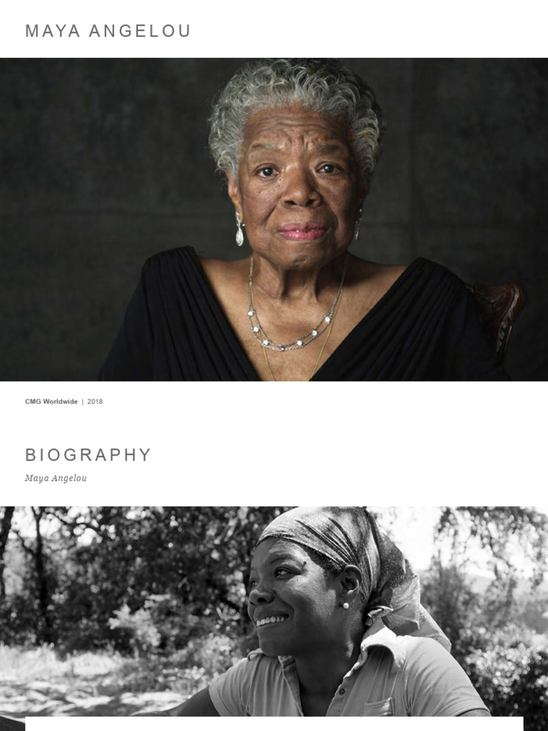 2018-Maya-Angelou | PDF | Maya Angelou