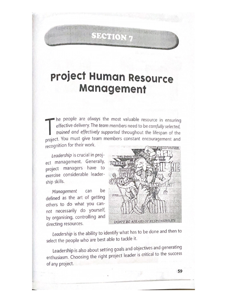 The Project Human Resource Management | PDF