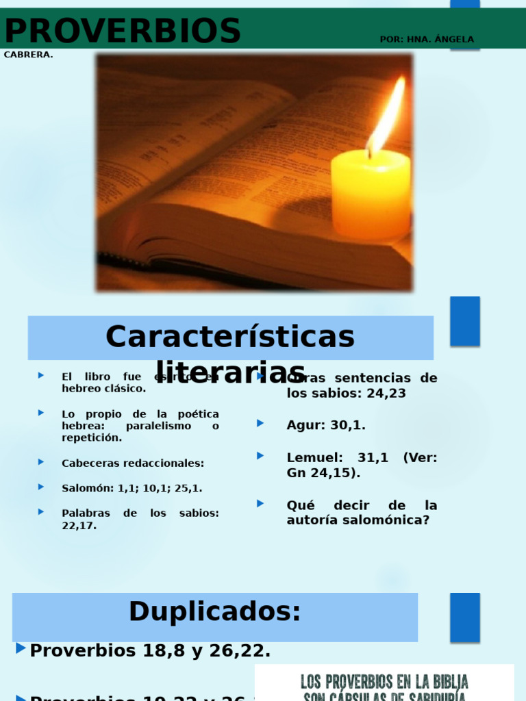 Libroproverbios 160408140100 | PDF | Libro de proverbios | Sabiduría