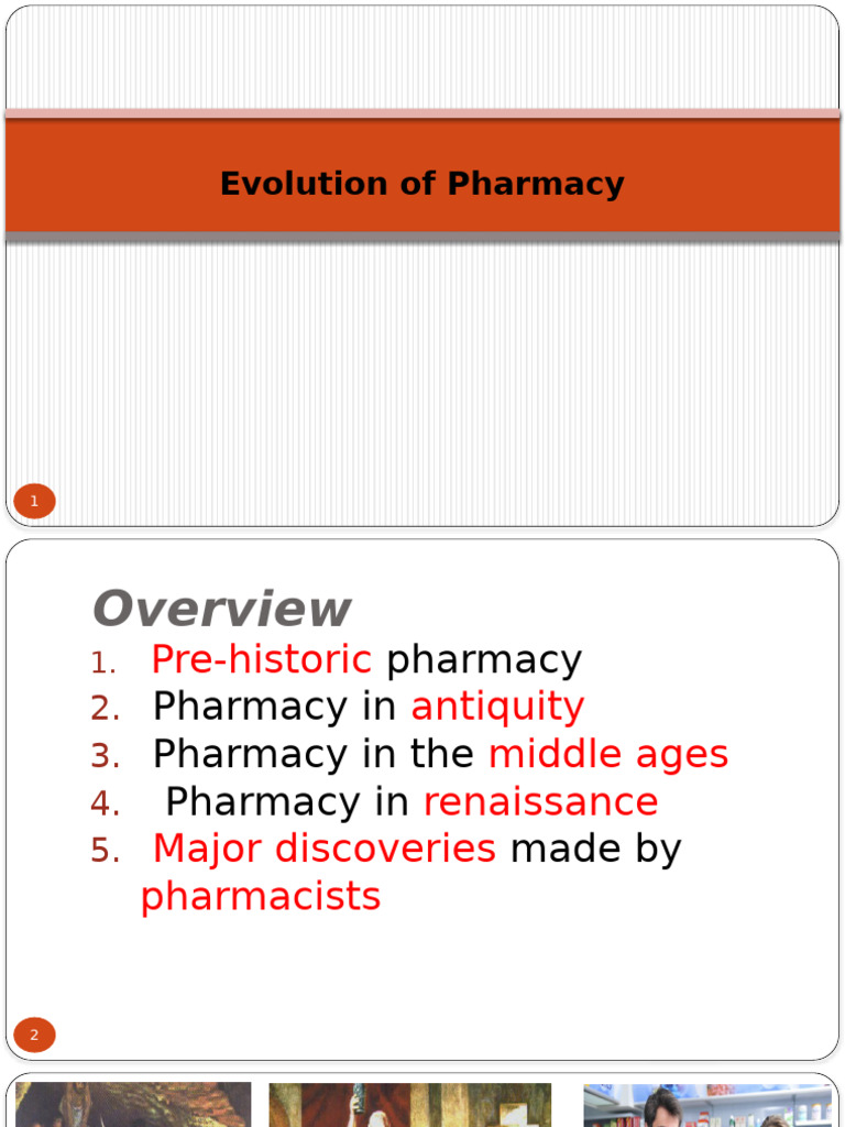 Evolution of Pharmacy Through Ages | PDF | Pharmacy | Pharmacology