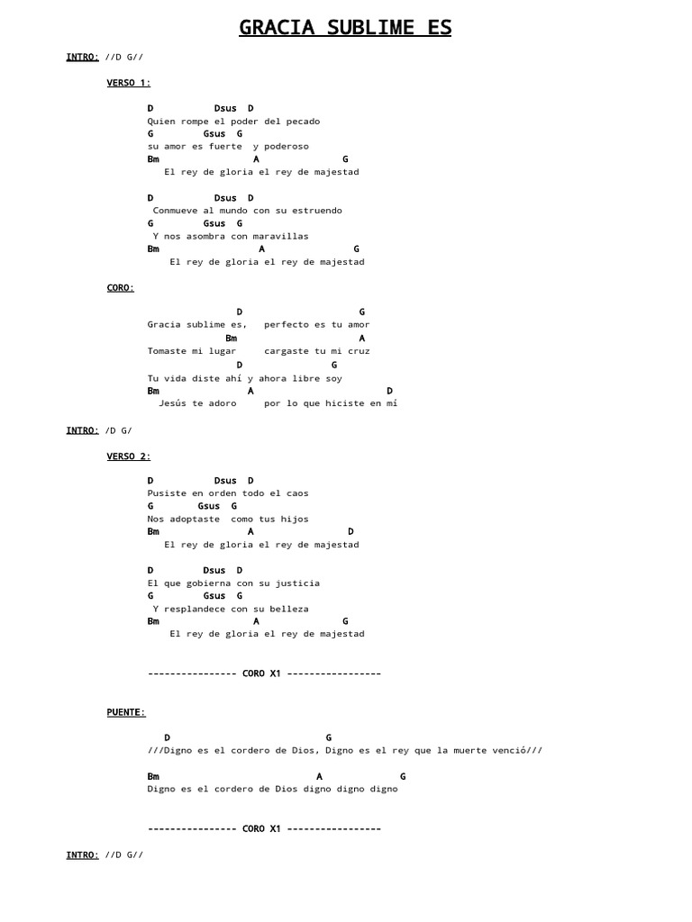 Gracia Sublime | PDF