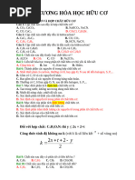 CÔNG THỨC PHÂN TỬ VÀ CẤU TẠO HÓA HỌC HỢP CHẤT HỮU CƠ | PDF