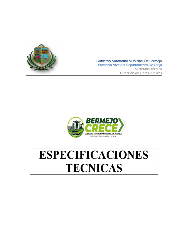 Especificaciones Tecnicas Candado | PDF