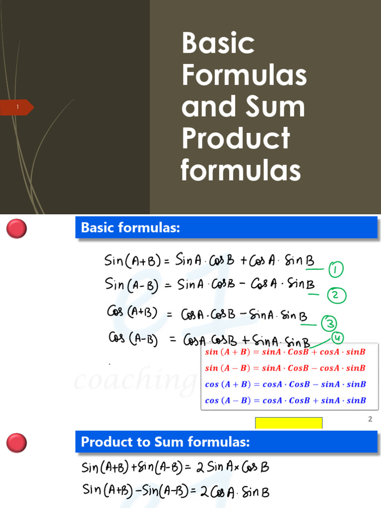 Trigonometry Class 9 | PDF