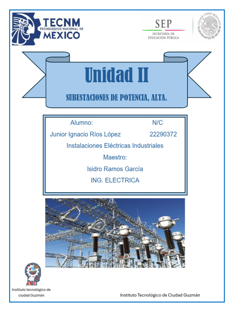 SUBESTACIONES DE POTENCIA ALTA | PDF | Ingenieria Eléctrica | Transformador