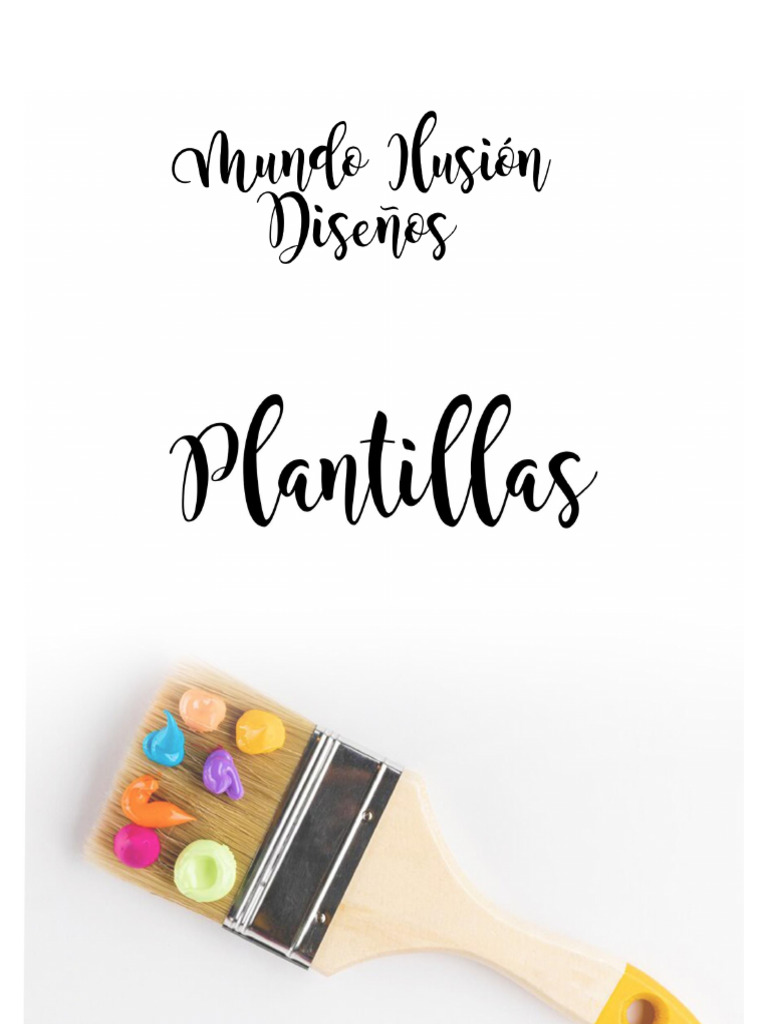 Plantillas Animalitos - Mundo Ilusión Diseños | PDF