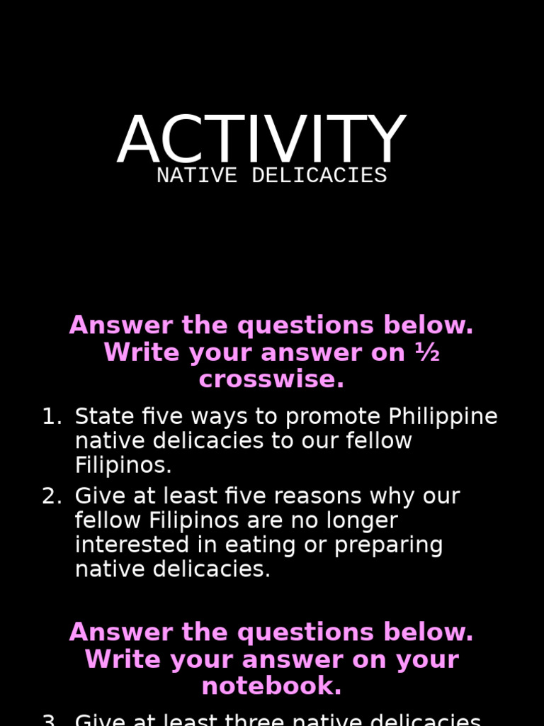 Promoting Philippine Native Delicacies | PDF