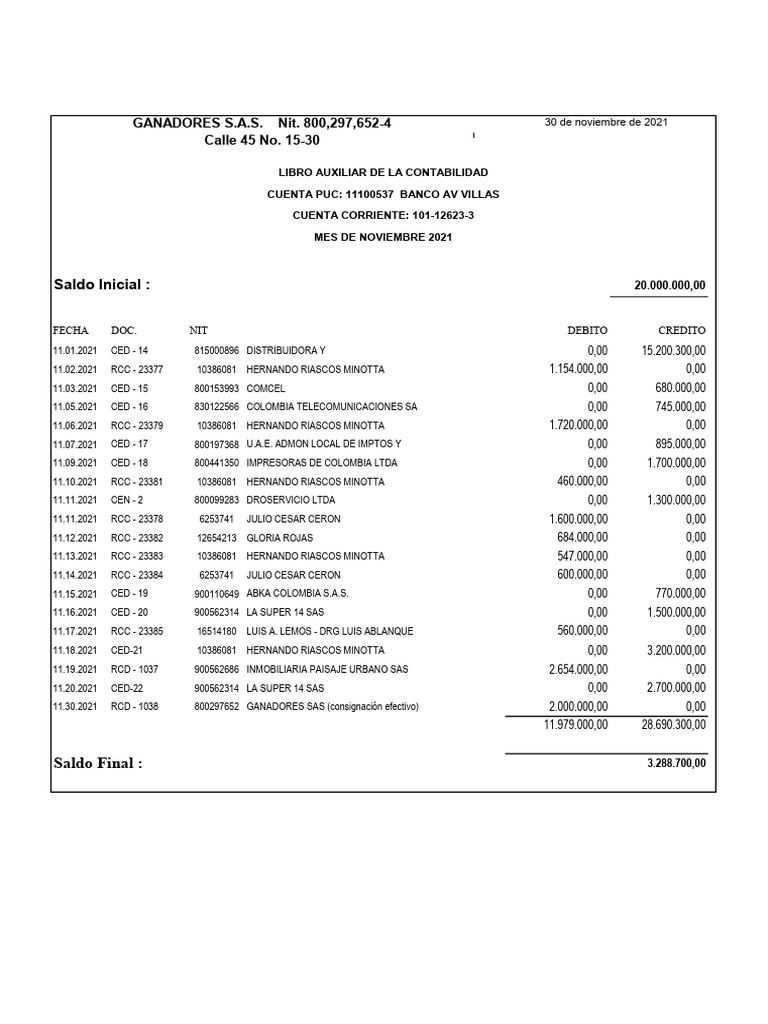 1.libro Auxiliar | PDF