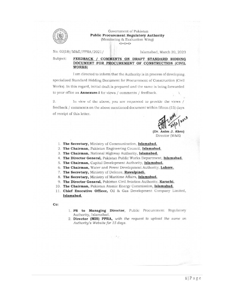 National Standard Bidding Docs for Construction | PDF | Specification ...