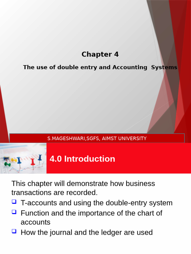 Chap 4-The Use of Double Entry and Accounting Systems | PDF | Debits ...
