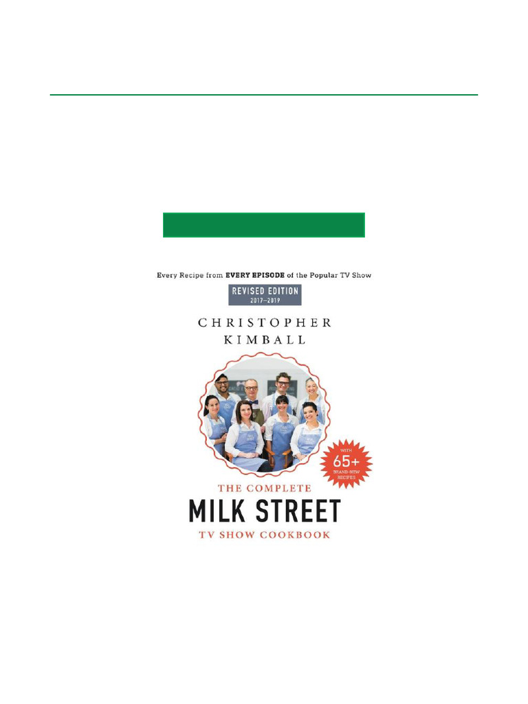 Complete Milk Street TV Cookbook 2017-2019 | PDF