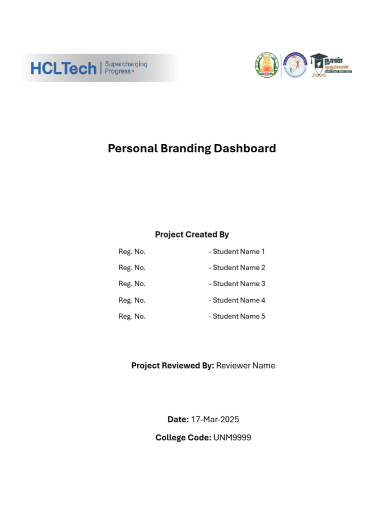 Project Title Page | PDF