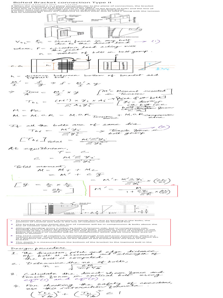 Bolted Bracket Connection Type II | PDF