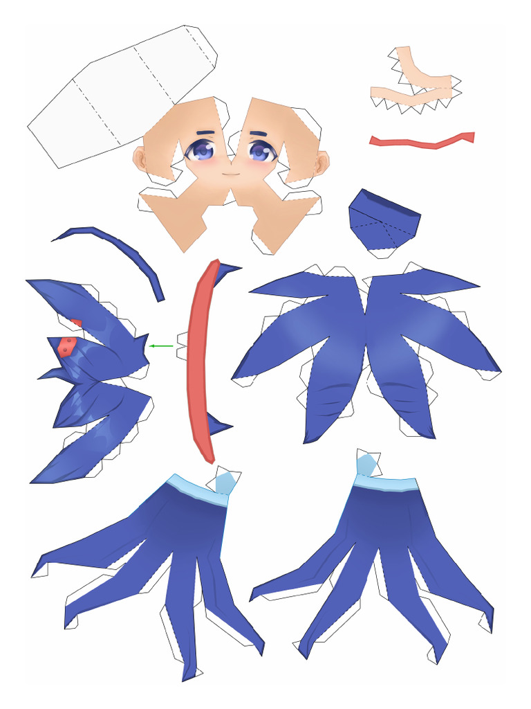 Mita Chibi Free Paper Figure 15cm Kedama | PDF