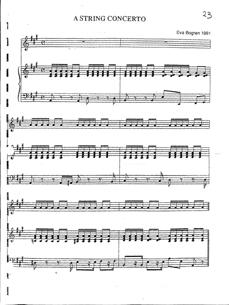 A String Concerto | PDF
