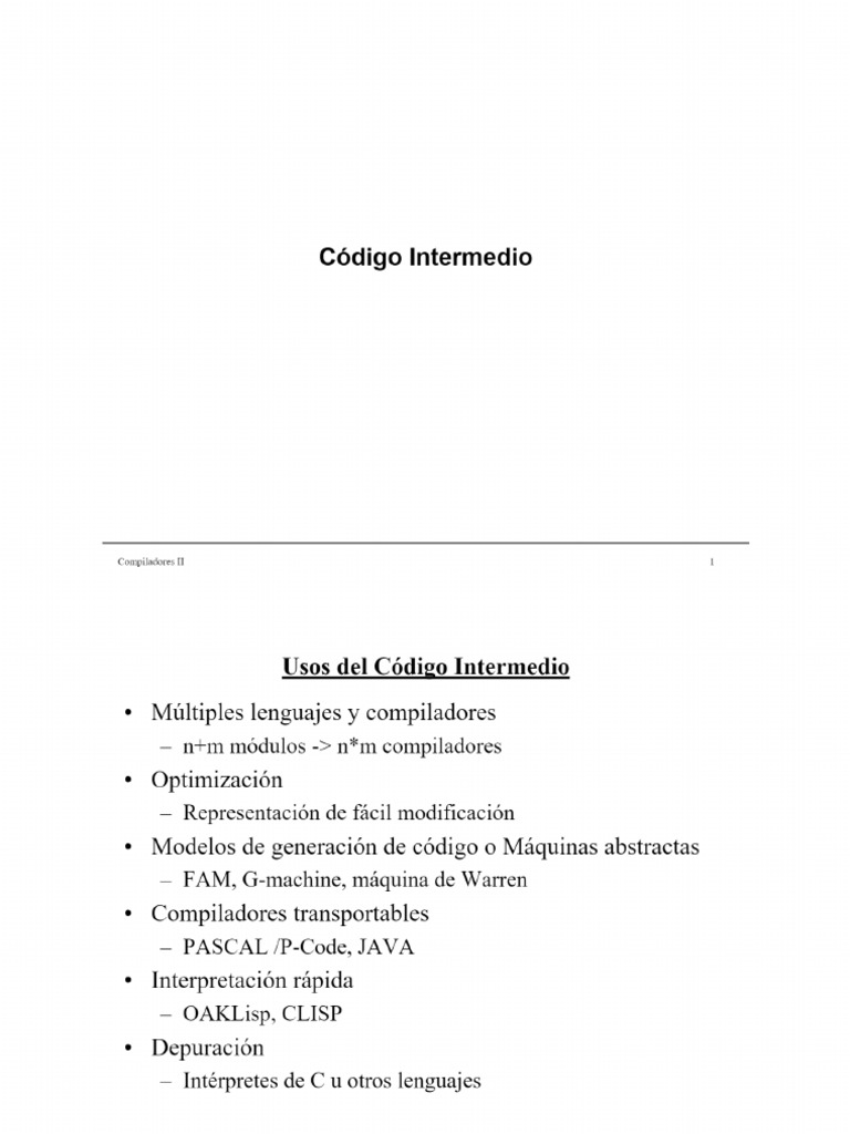 Código Intermedio | PDF