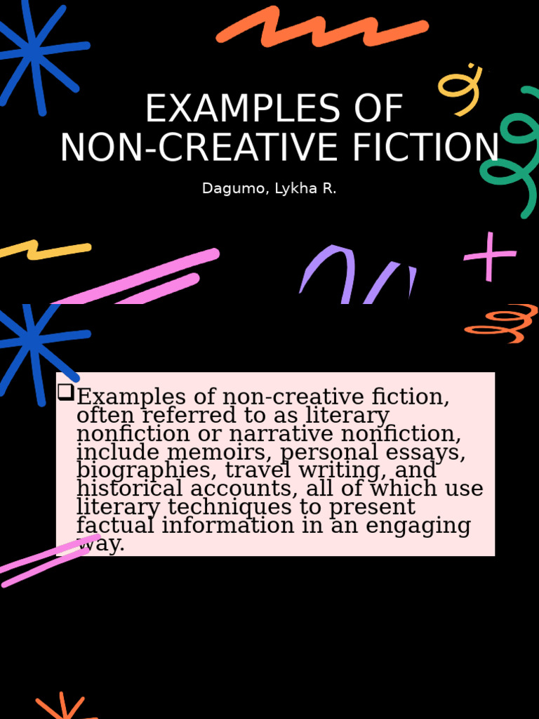 Examples of Non-Creative | PDF | Creative Nonfiction | Writing