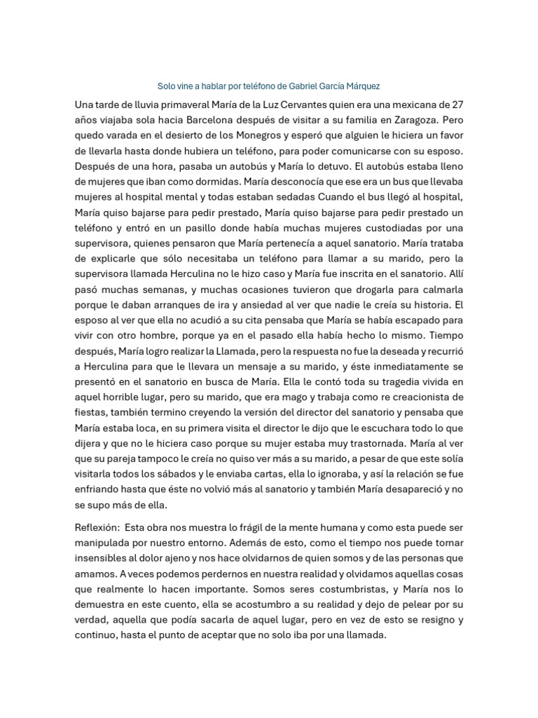 Solo vine a hablar por teléfono | PDF